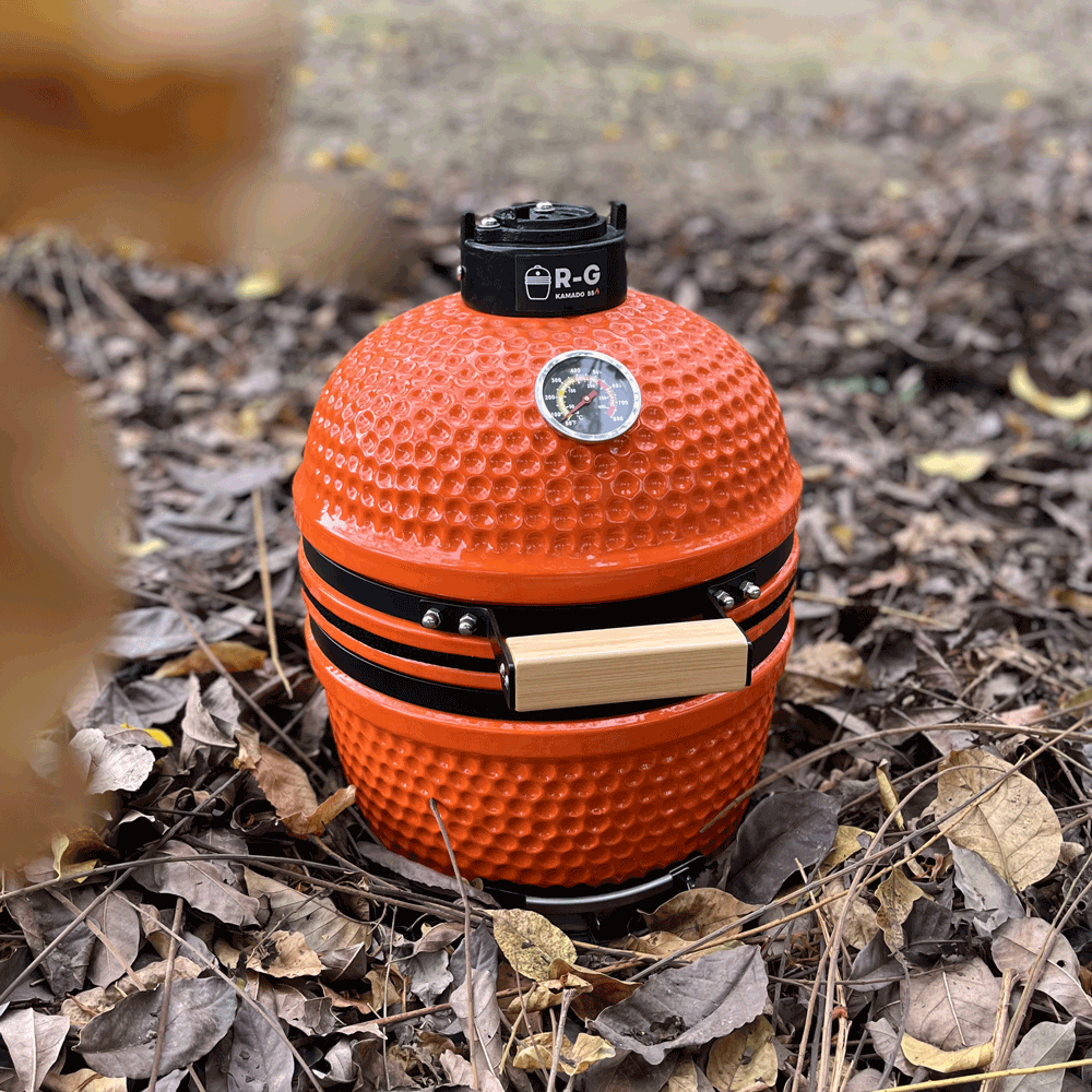 13“ Mini Kamado Grill With Dual Handles - Professional Kamado Factory ...